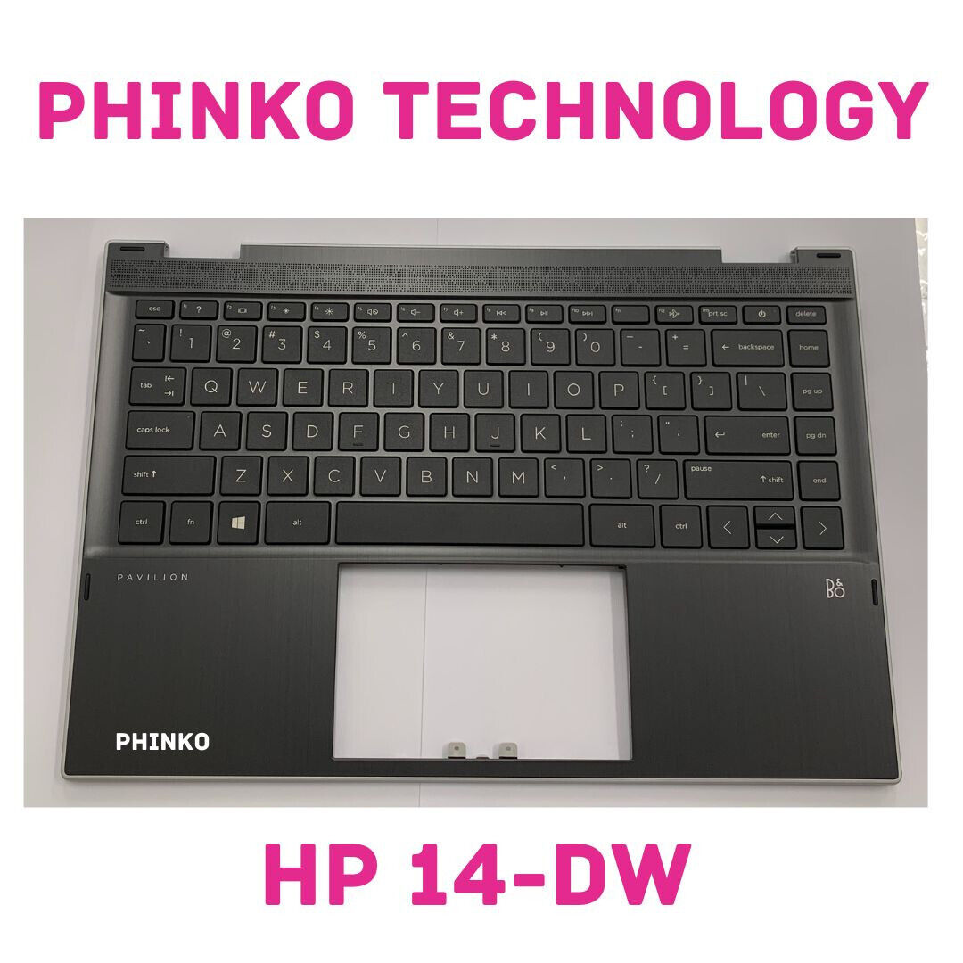 NEW Keyboard Palmrest Case for HP Pavilian 14-DW 14T-DW L96524-001 BLA