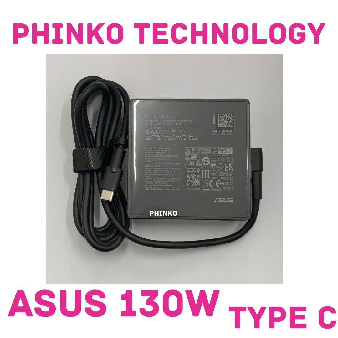 New Asus ROG Flow X13 GV302XI-CS96 ADP-130HB B 130W 20V USB-C Adapter