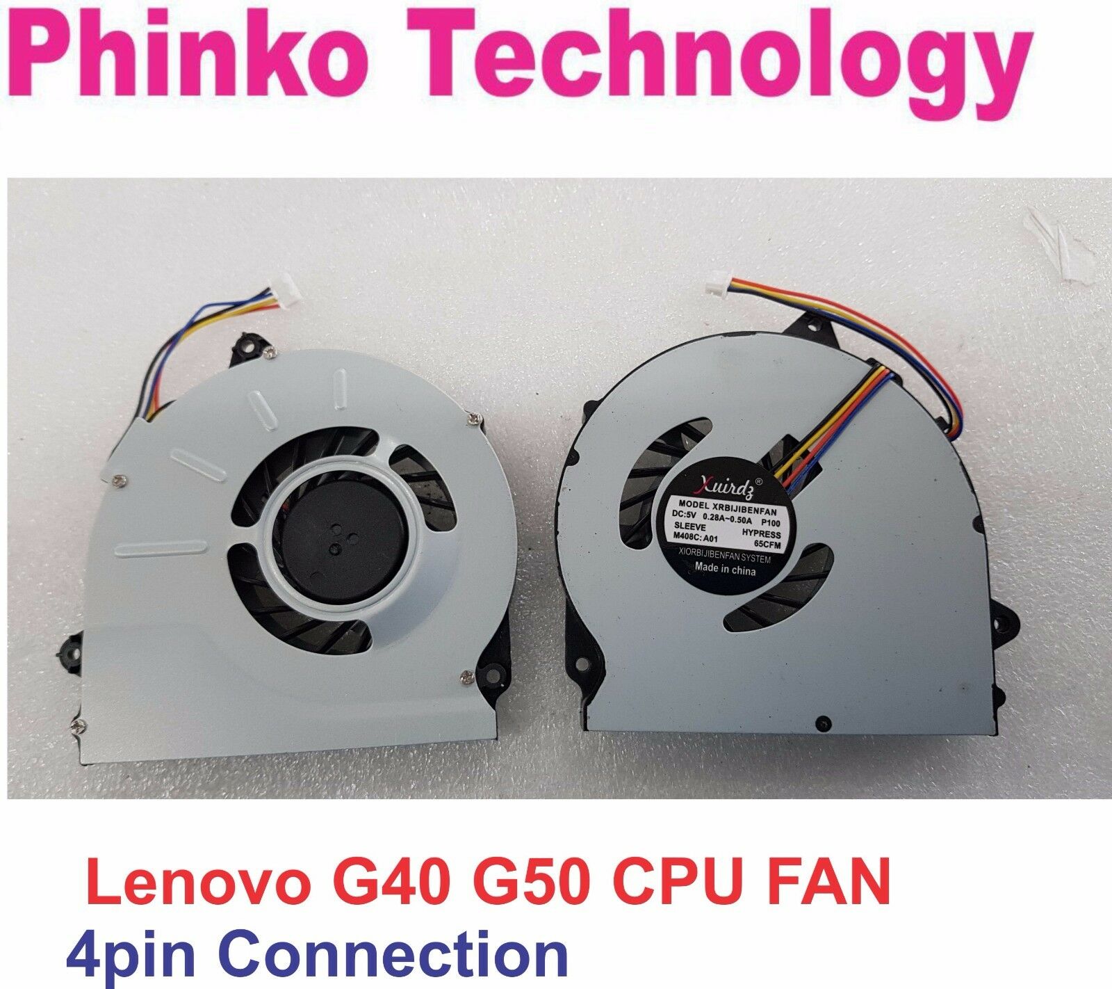 Lenovo Ideapad G40 G50 G40-70 G40-30 G40-45 G50-45 Cpu Fan 4pin Connec
