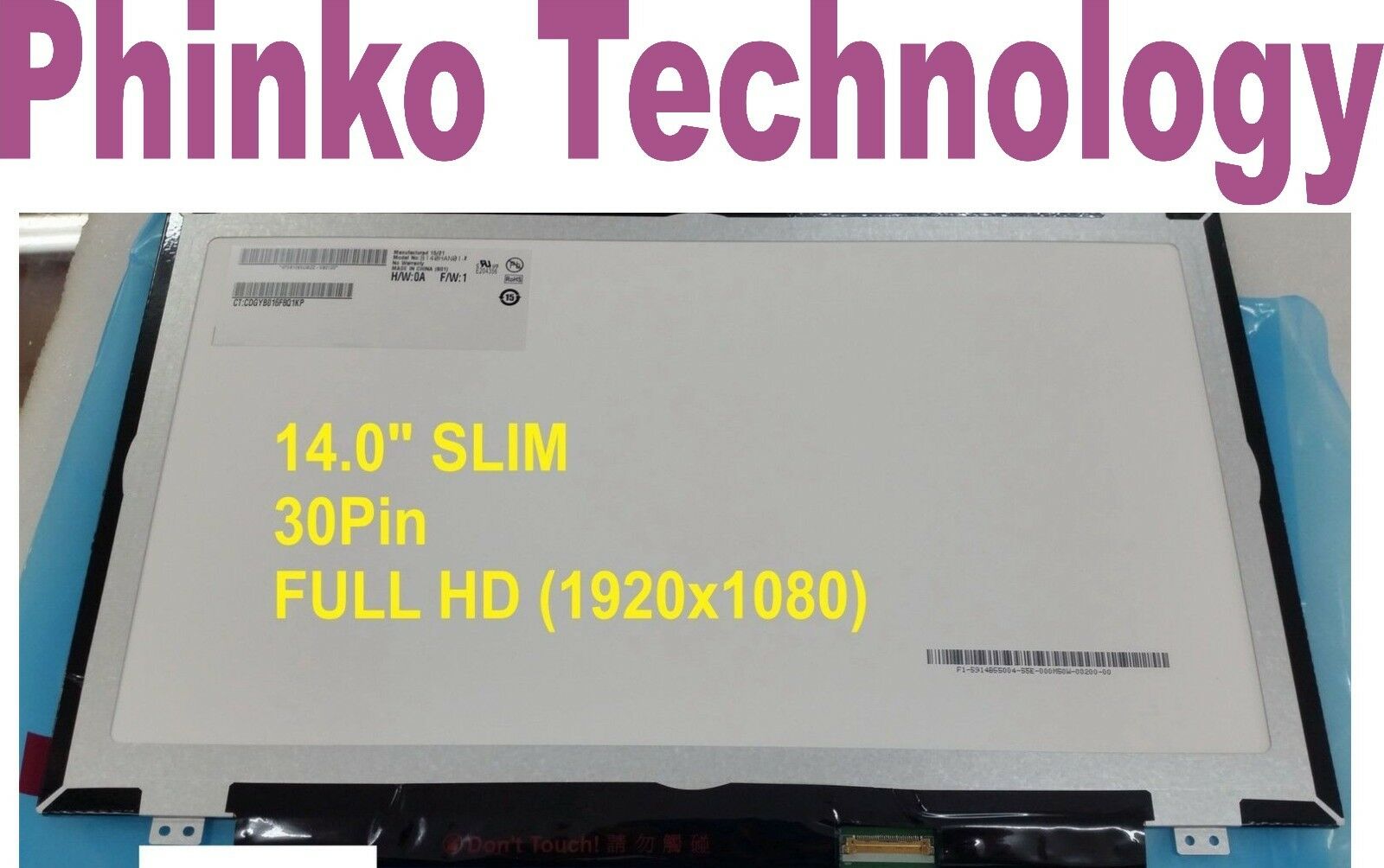 NEW 14" FHD Matte LED Screen Compatible LP140WF6-SPH LP140WF6(SP)(H1)