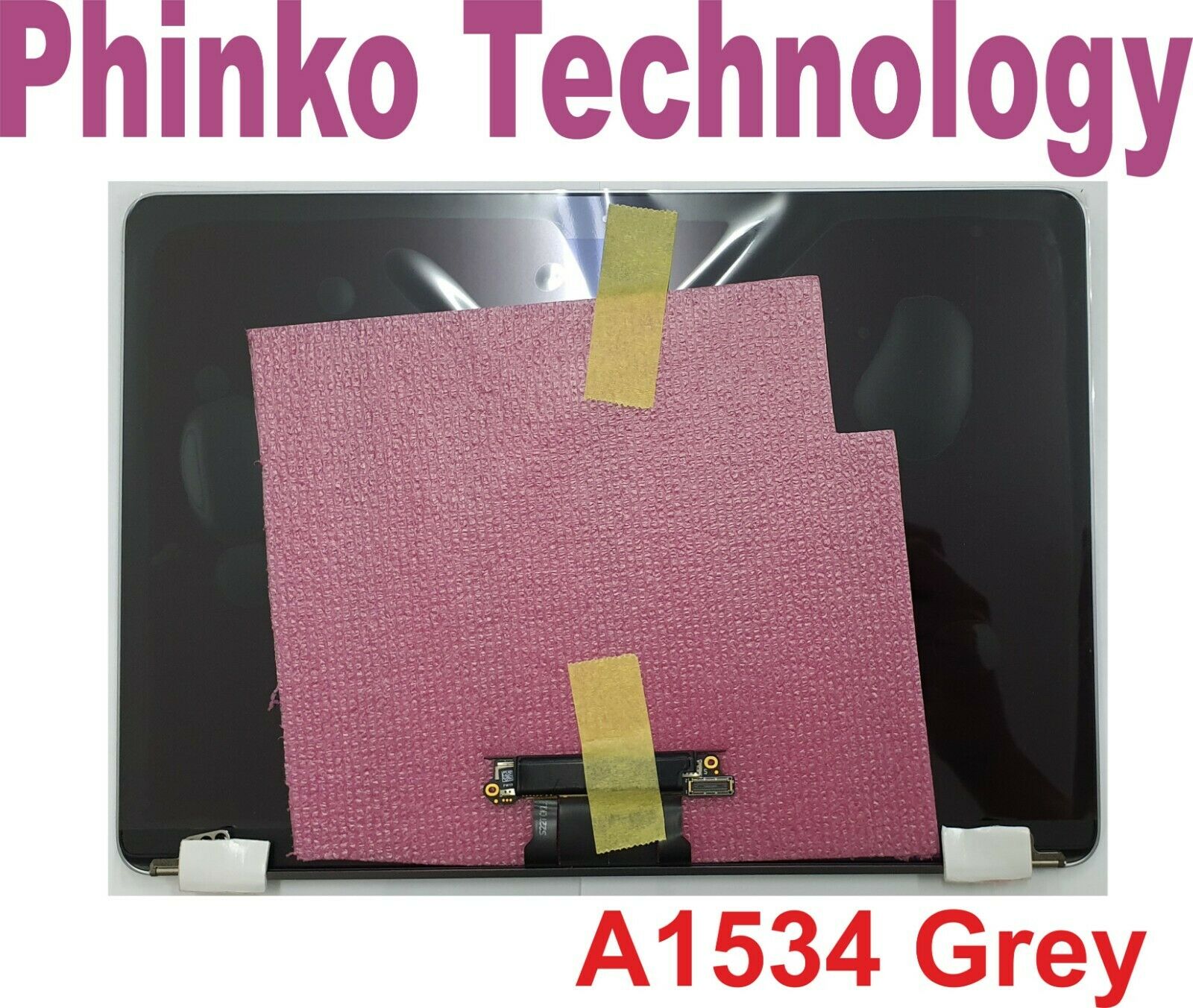 Apple Macbook 12" Retina 2015 A1534 Complete LCD Screen Assembly GREY